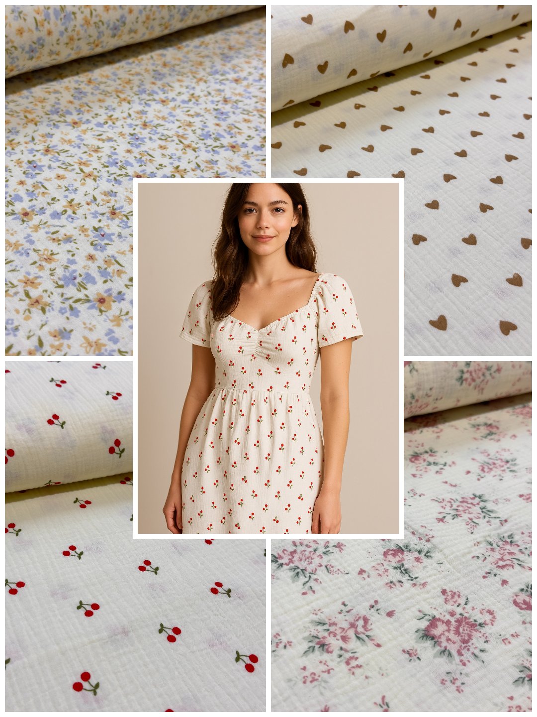 Krep Muslin Pamuk – Letnji Materijal za Haljine, Bluze i Pantalone ...